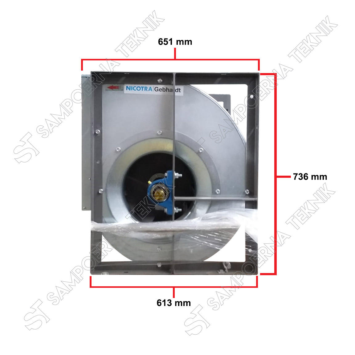 Blower Nicotra RDH 400 K - Aircon Indo Teknik