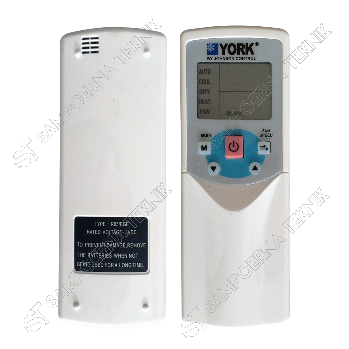 REMOTE AC YORK TYPE R05/BGE 3VDC - Aircon Indo Teknik