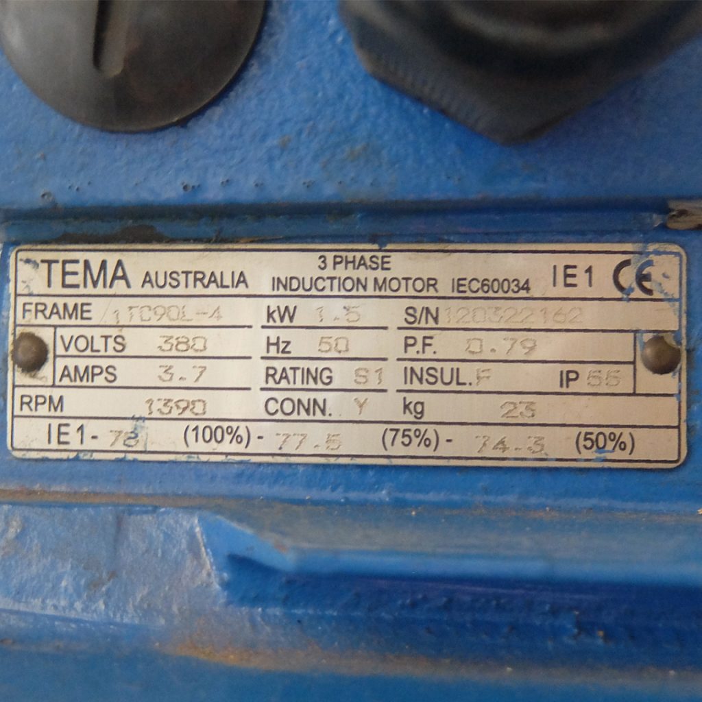 MOTOR TEMA 1.5kW - Aircon Indo Teknik