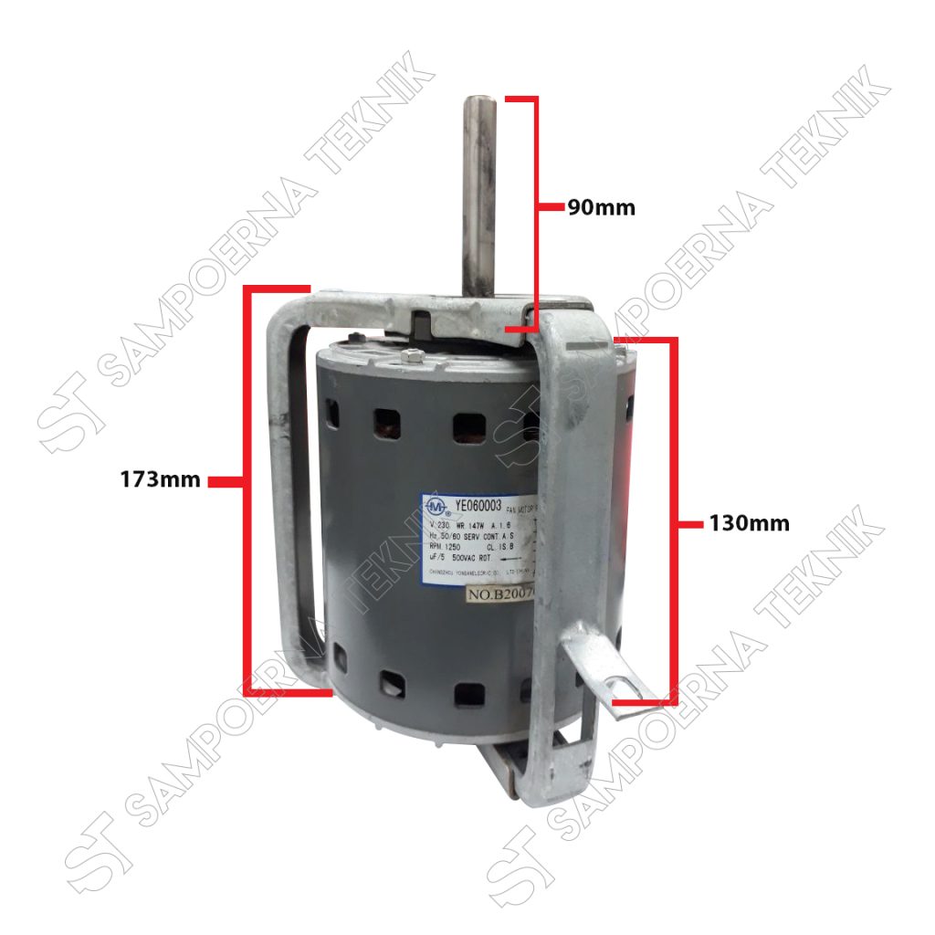 JUAL MOTOR INDOOR YE060003 - 147 Watt | Sampoerna Teknik