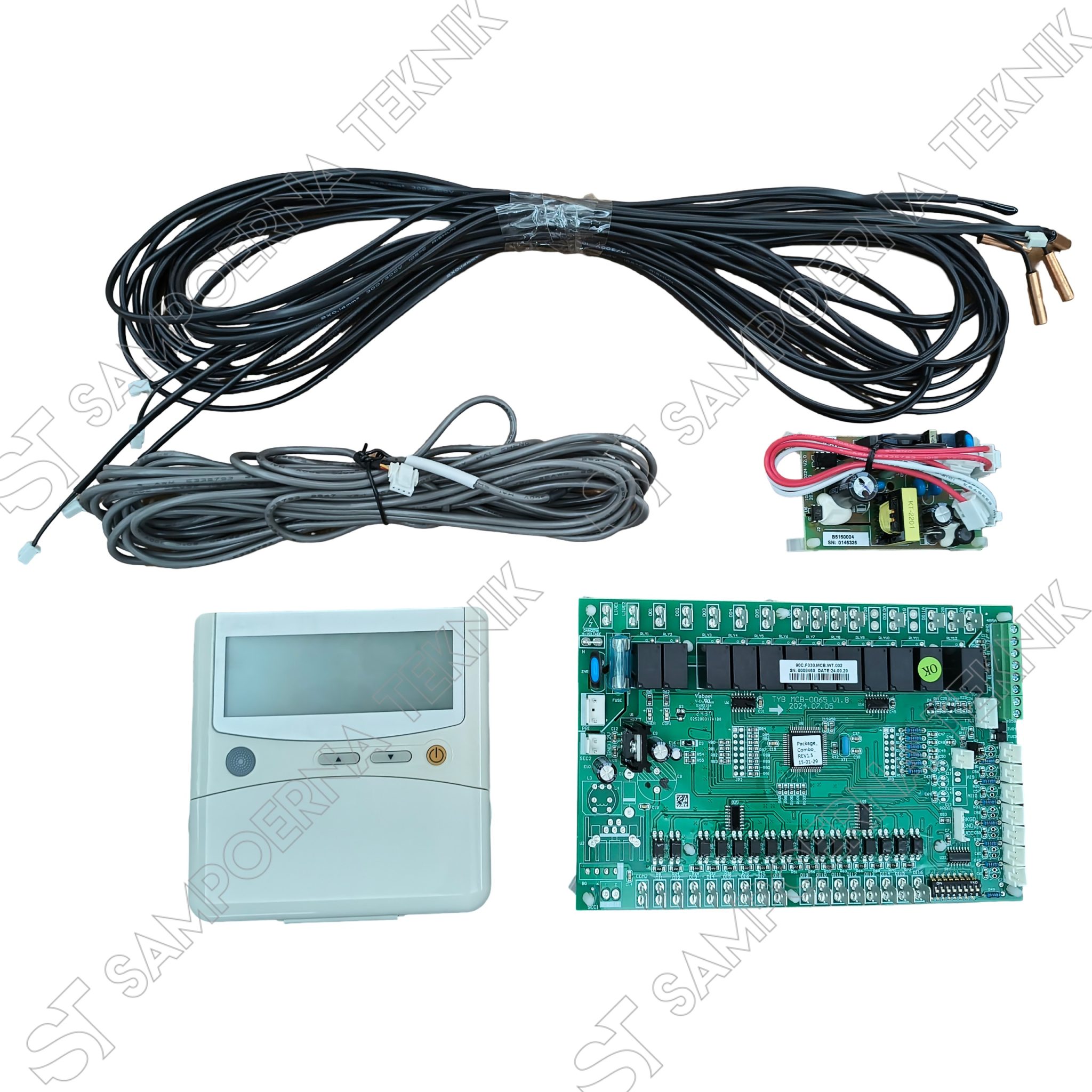 New Set PCB dan Remote Sequential - Aircon Indo Teknik